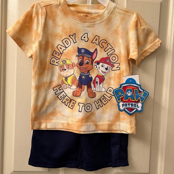 Paw Patrol | Matching Sets | Nwts Toddlers 2t Two Piece Paw Patrol Outfit | Poshmark